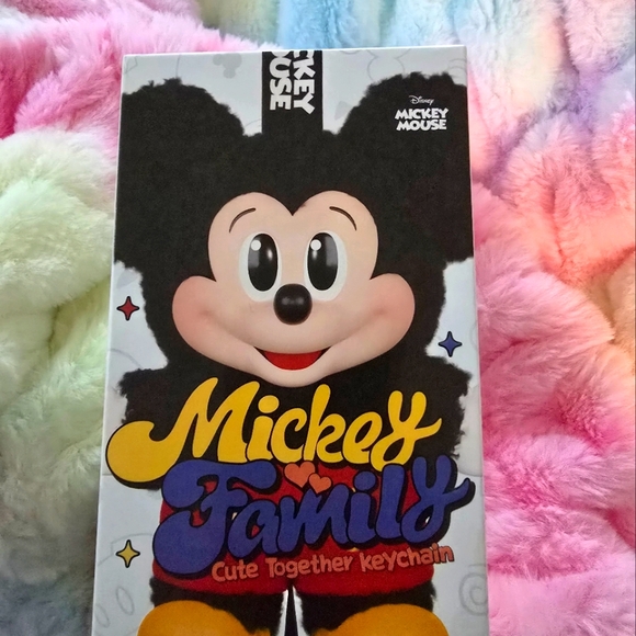 Disney | Toys | Disney Mickey Family Cute Together Labubu Keychain ...